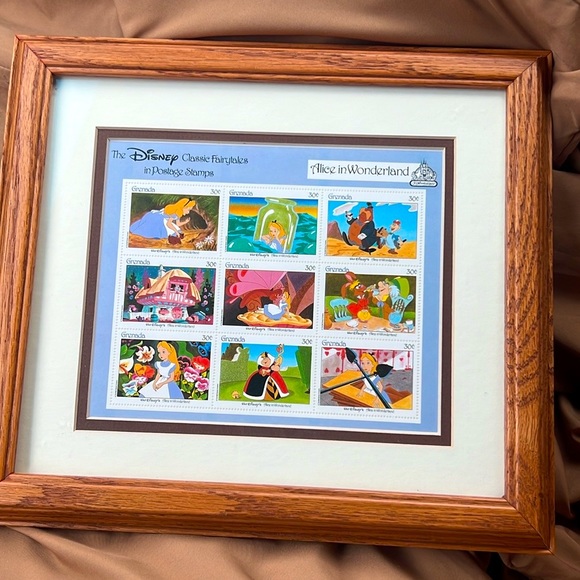 Disney | Art | Alice In Wonderland Framed Disney Classic Fairytales ...